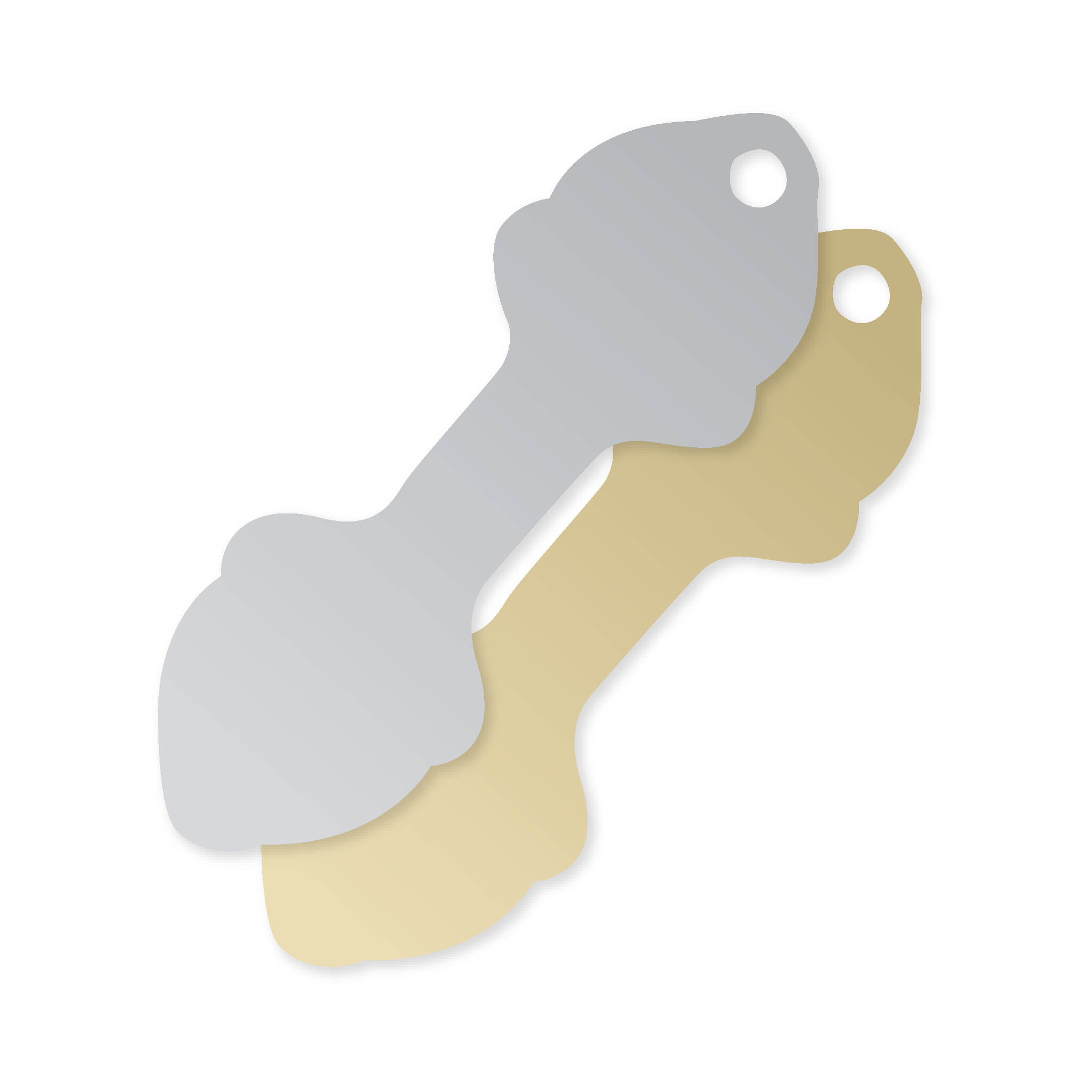 Arch Crown Button Fastener Tag | Arch Crown Jewellers Accessories ...