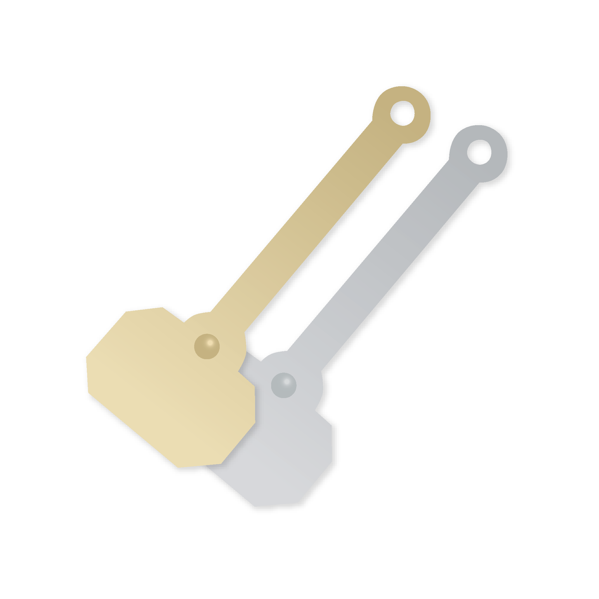 Arch Crown Button Fastener Tag | Arch Crown Jewellers Accessories ...