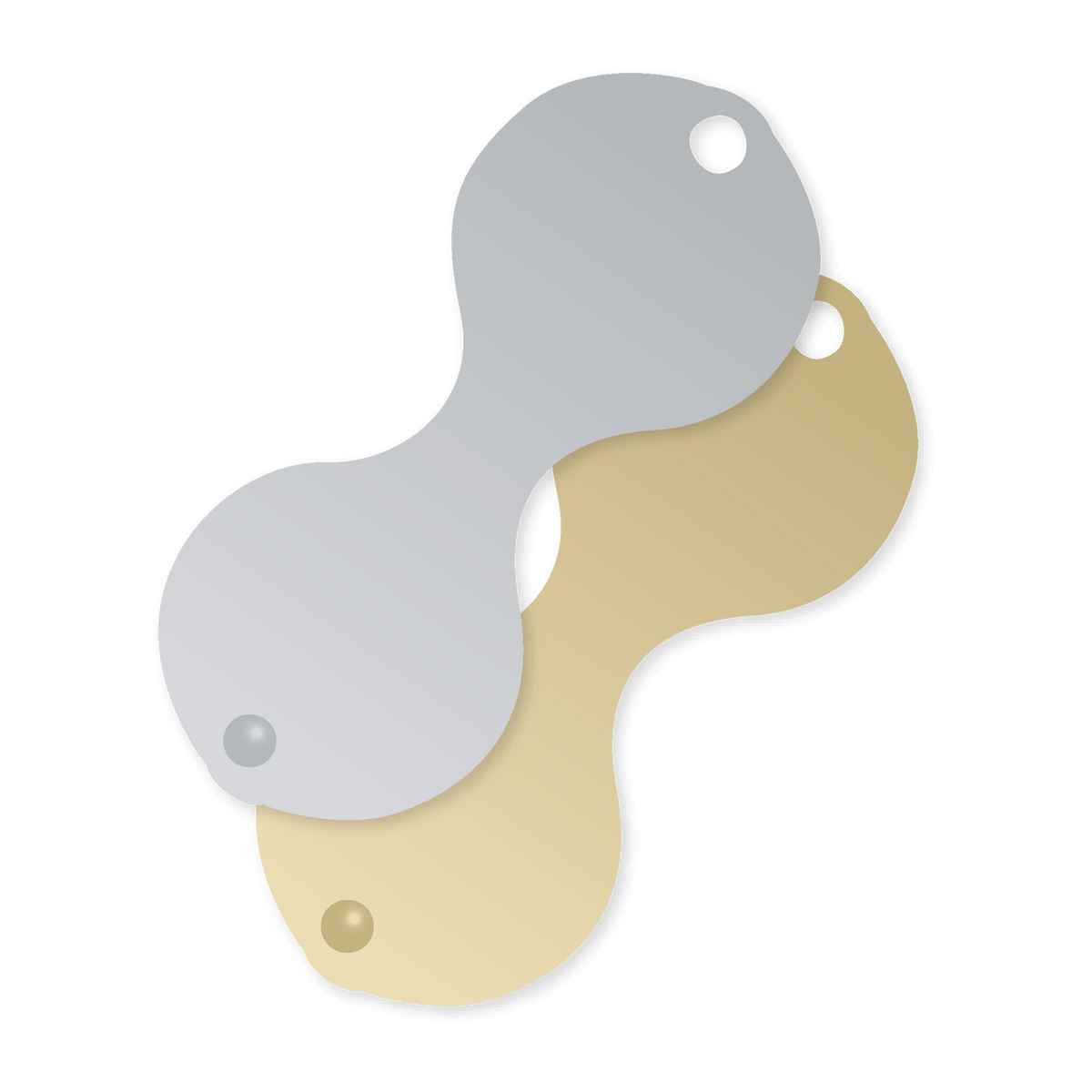 Arch Crown Button Fastener Tag | Arch Crown Jewellers Accessories ...