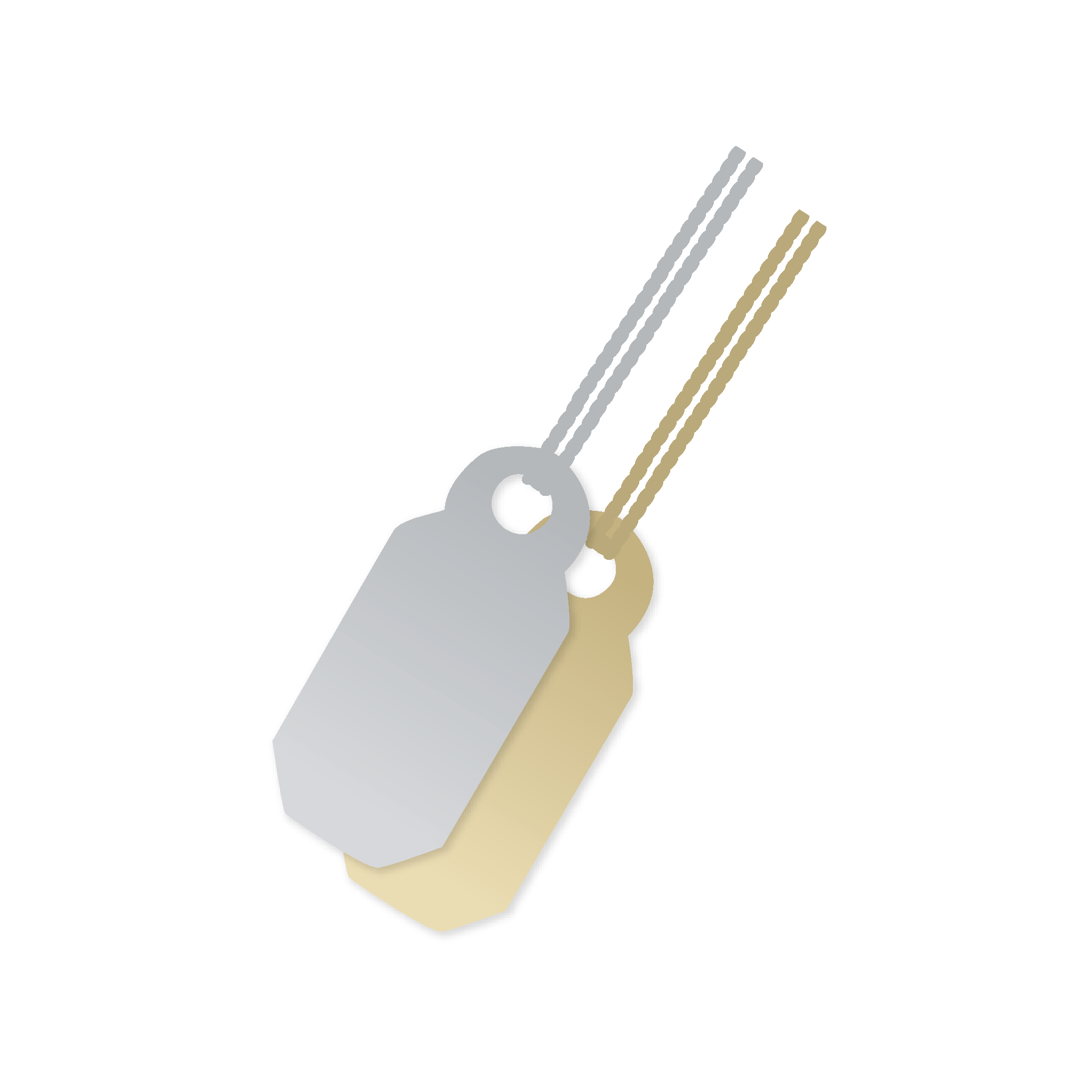 Arch Crown Plastic String Tag | Arch Crown Jewellers Accessories ...