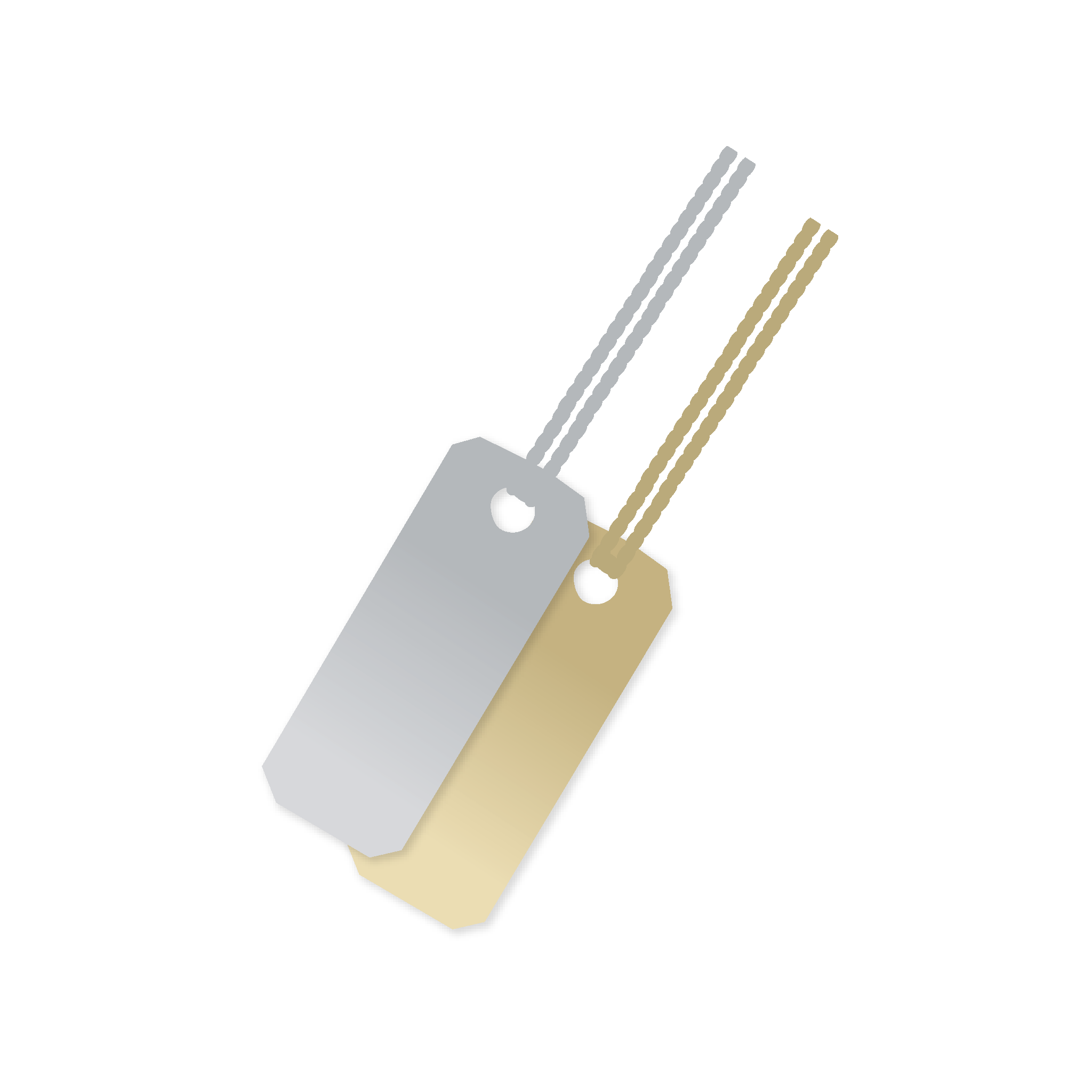 Arch Crown Plastic String Tag | Arch Crown Jewellers Accessories ...