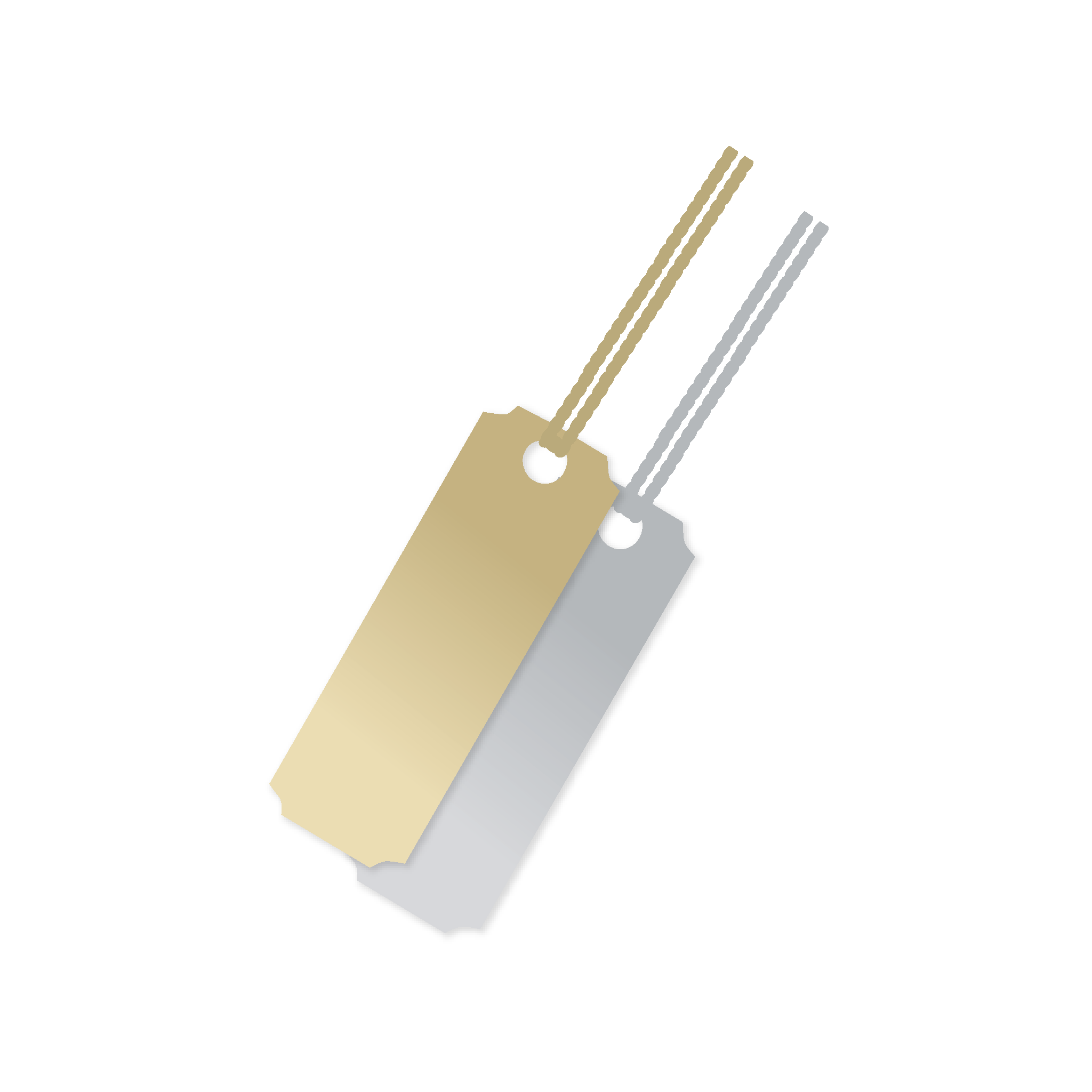 Arch Crown Plastic String Tag | Arch Crown Jewellers Accessories ...