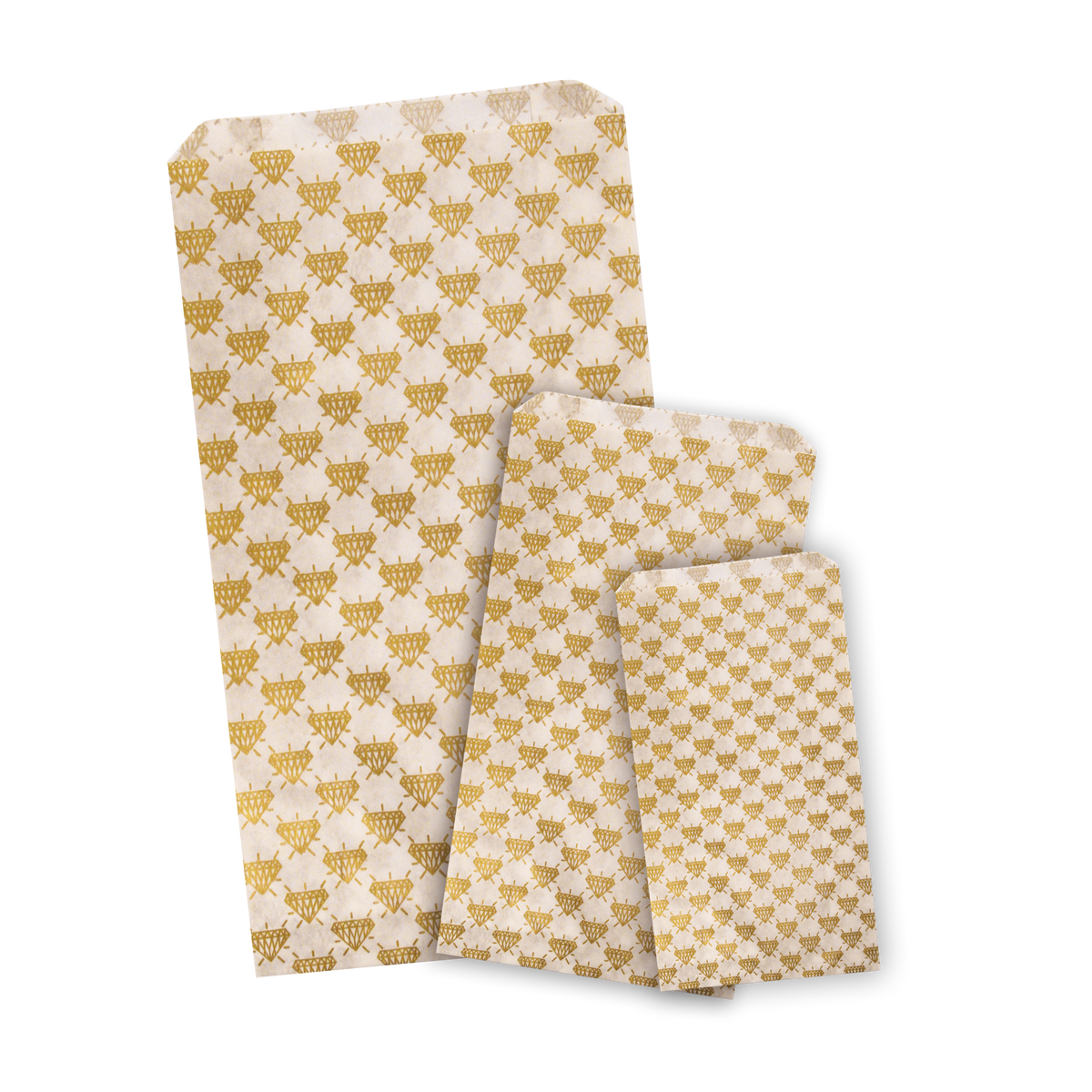 Jewellers Gold Diamond Paper Bags | Jewellers Accessories | Pollards ...